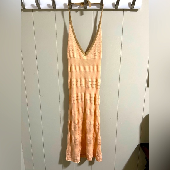 EARTHBOUND | Dresses | Earthbound Trading Company Large Peach Halter ...